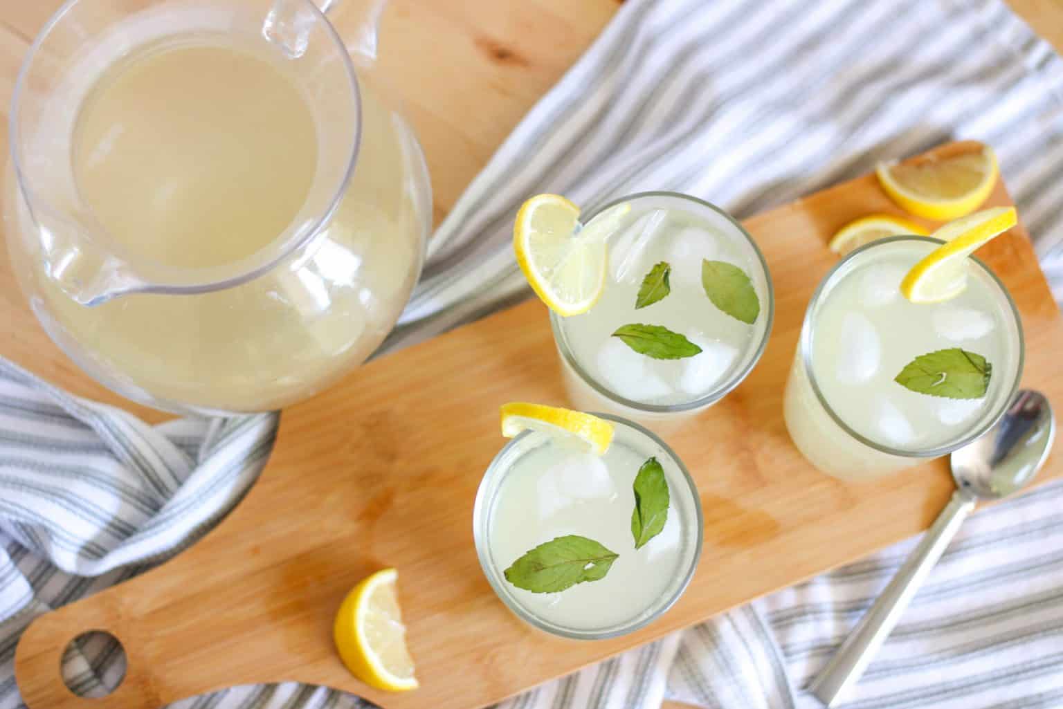 Low Sugar Lemonade | Easy and Healthy Recipe - The Home Intent