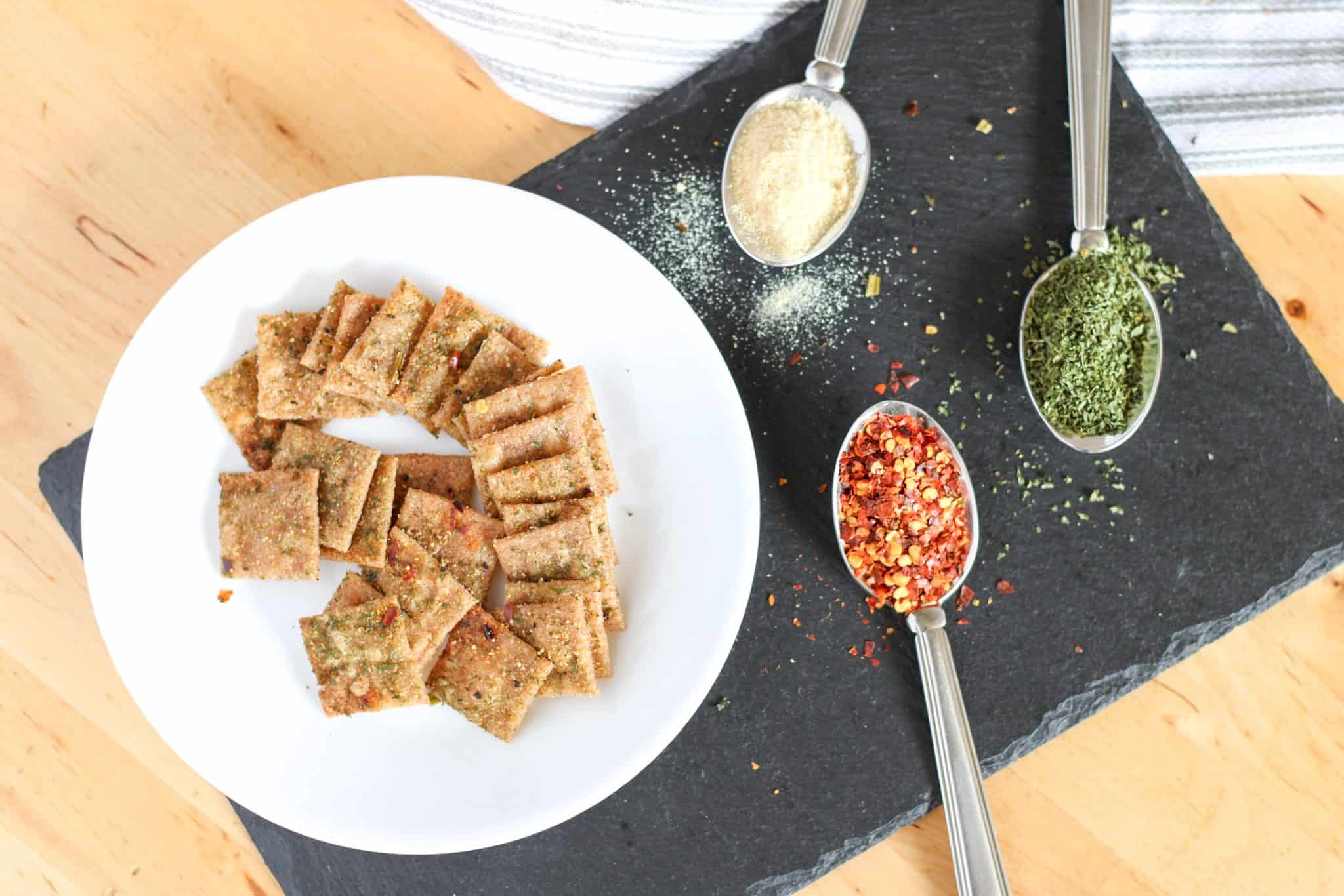 Sprouted Wheat Crackers Recipe Seasoned 4 Ways - The Home Intent