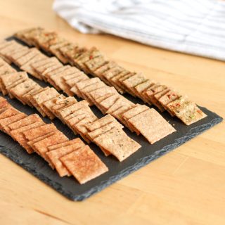 Sprouted Wheat Crackers Recipe Seasoned 4 Ways - The Home Intent