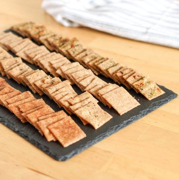 Sprouted Wheat Crackers Recipe Seasoned 4 Ways - The Home Intent