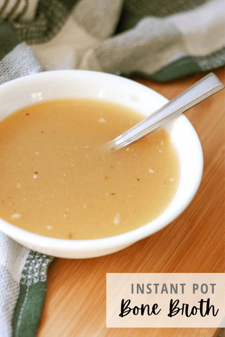 Keto Bone Broth | Easy Instant Pot Recipe - The Home Intent