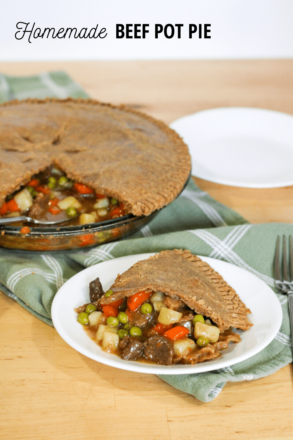 Beef Pot Pie with Sprouted Wheat Crust | Easy Recipe - The Home Intent