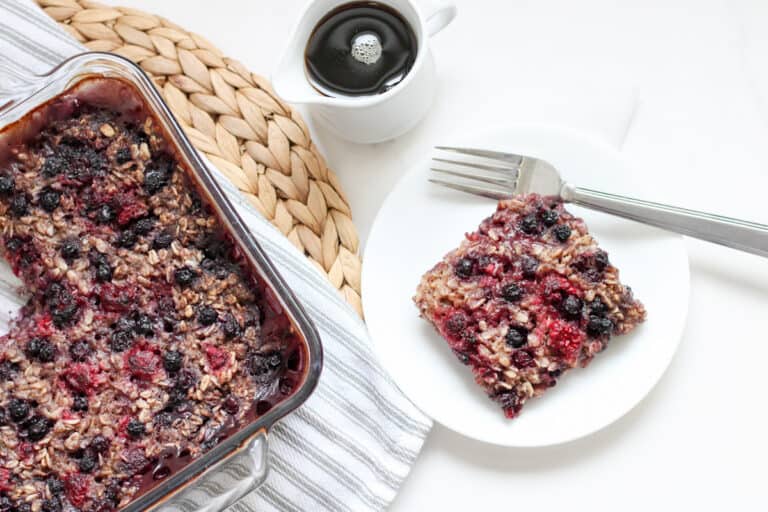 Vegan Baked Oatmeal with Sprouted Oats - The Home Intent