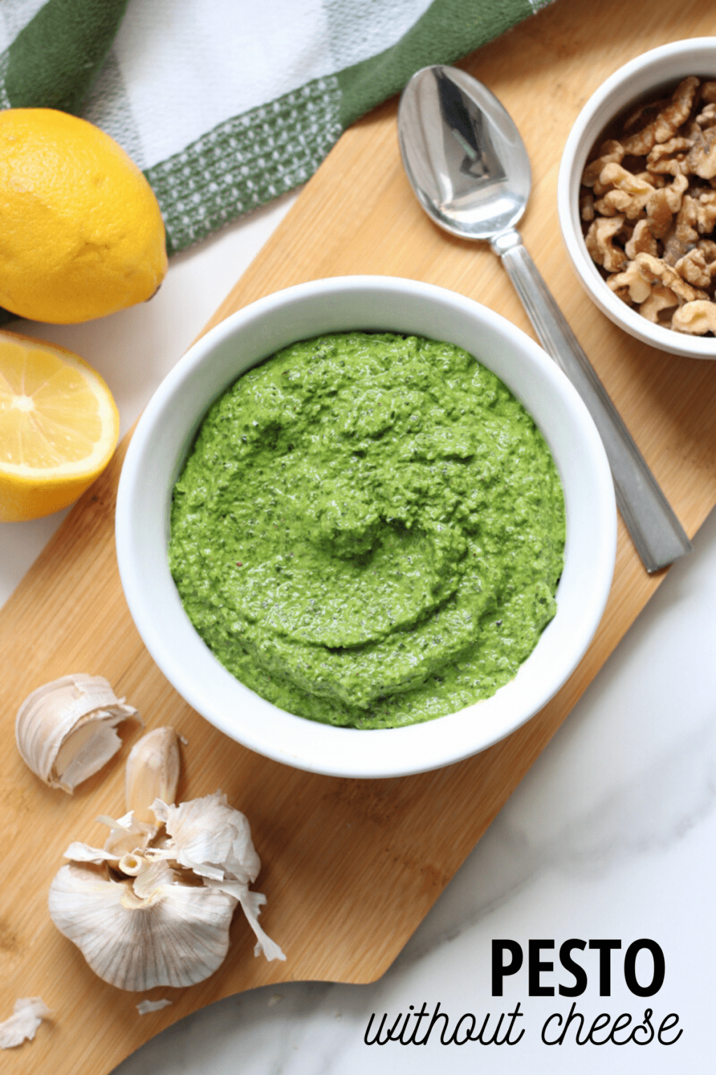 Pesto without Cheese | Easy Dairy Free Recipe - The Home Intent